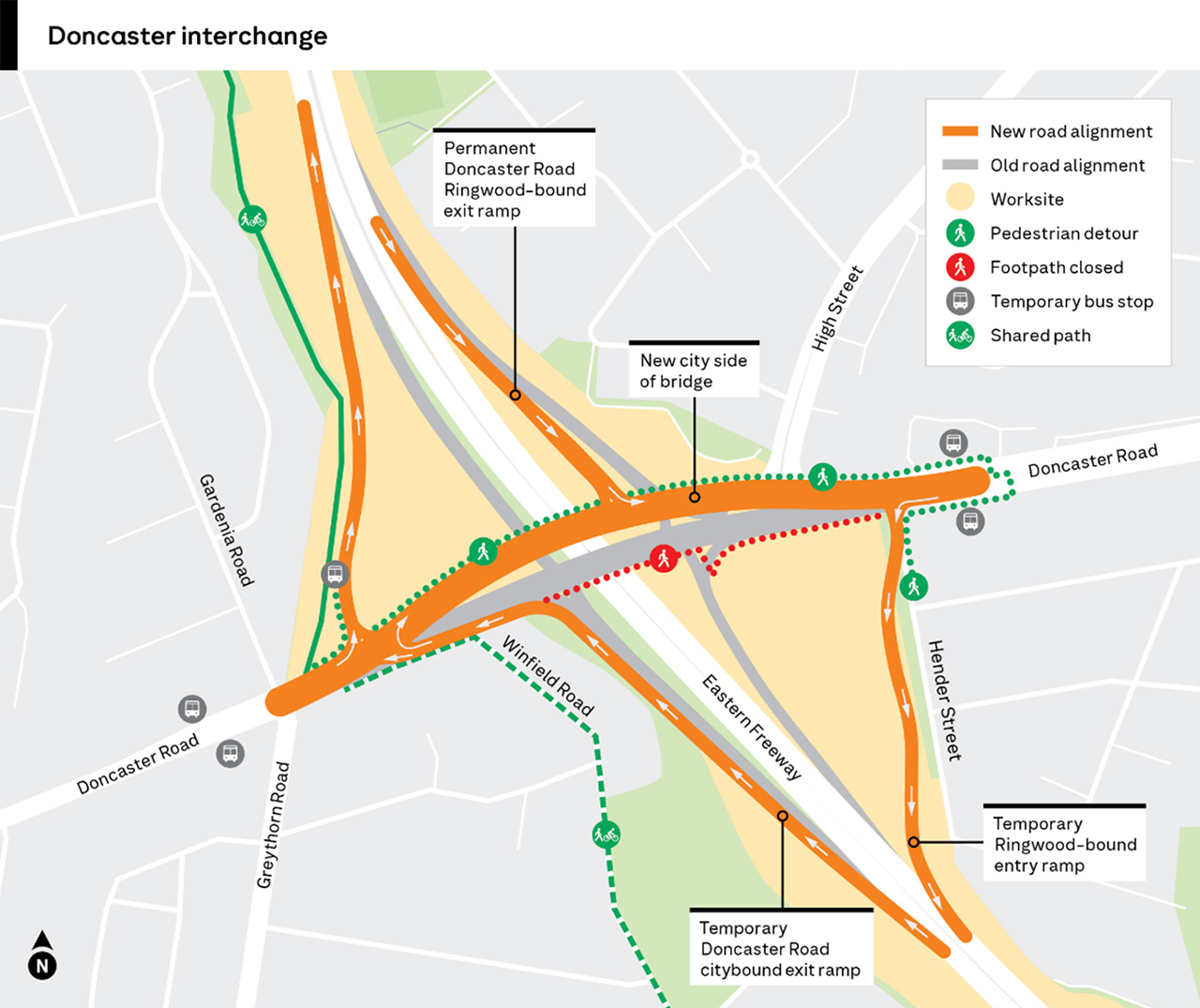 Switching traffic onto the new Doncaster Road bridge - Victoria’s Big Build