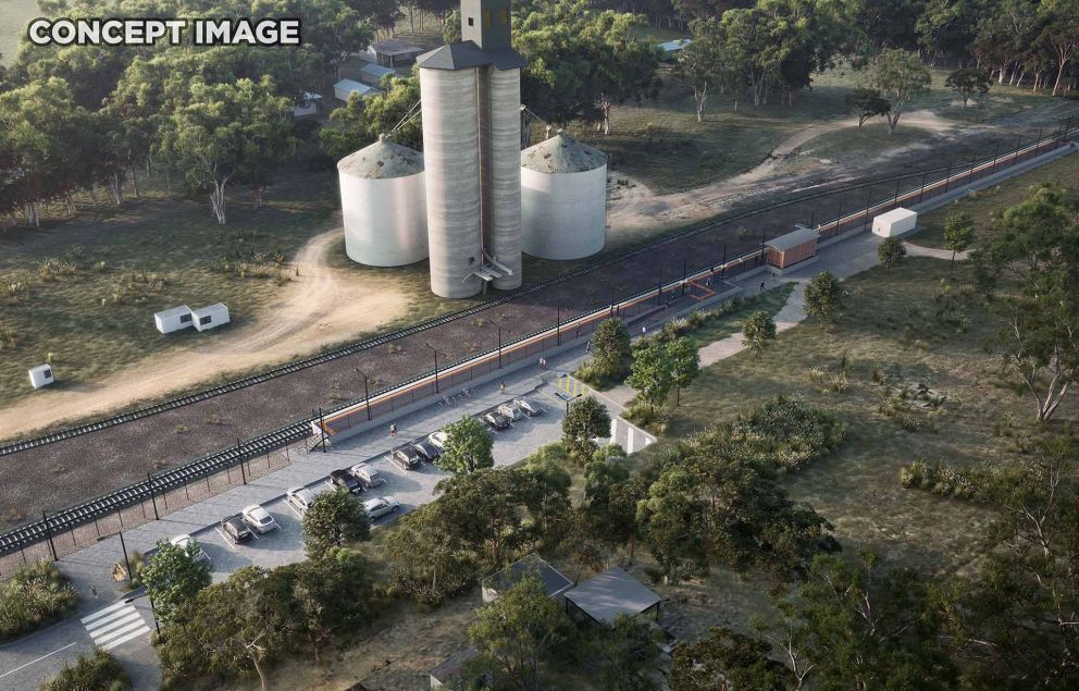 First glimpse of new Raywood Station - Victoria’s Big Build