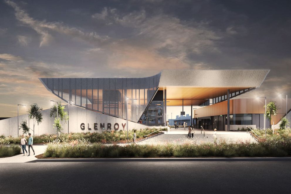 Glenroy Station – render vs reality - Victoria’s Big Build