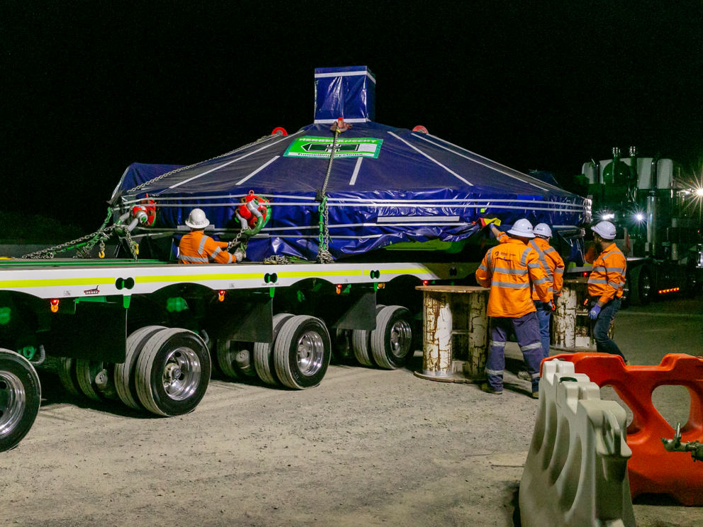 First SRL TBM parts arrive in Melbourne - Victoria’s Big Build