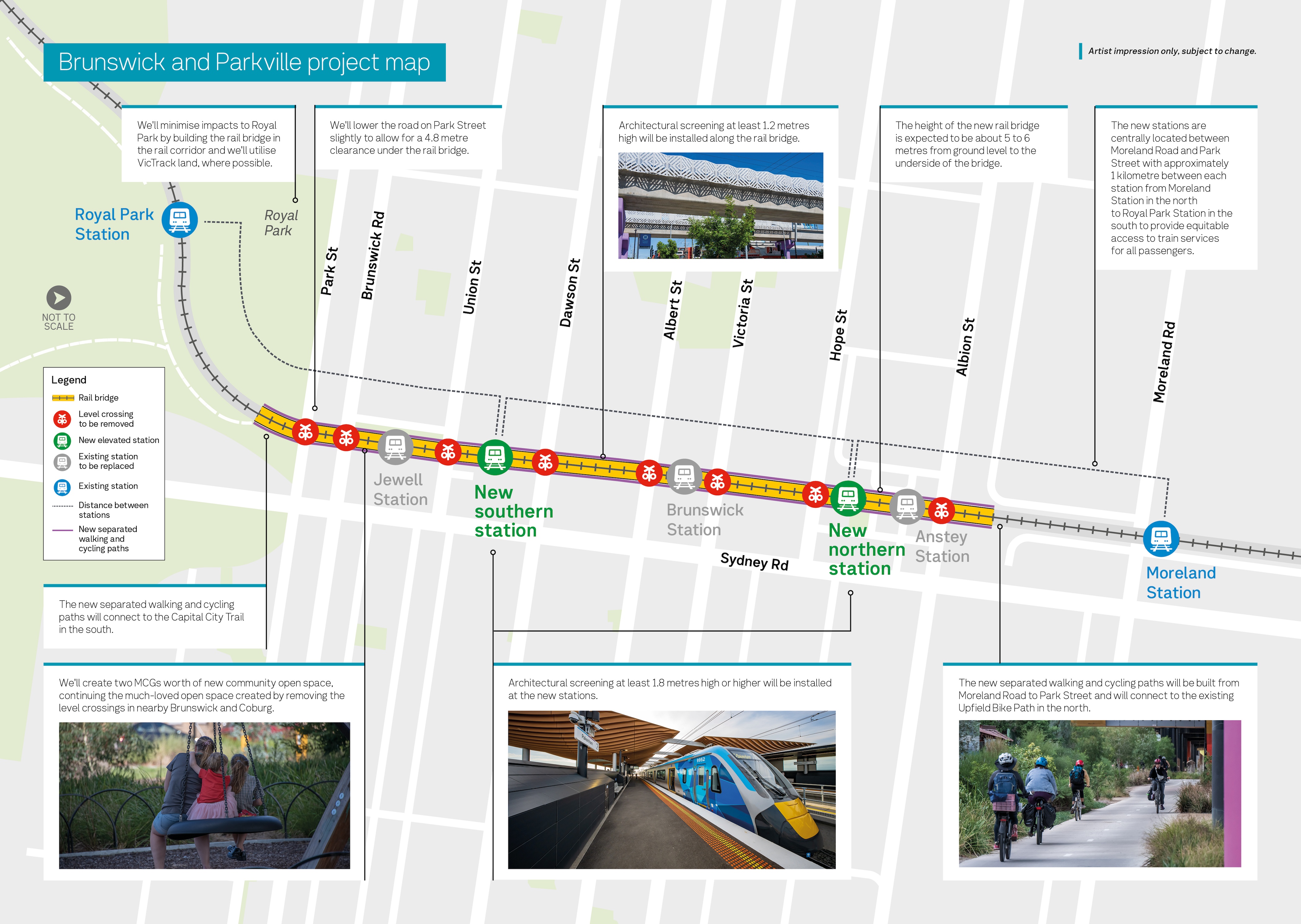 Brunswick level crossing removals - Victoria’s Big Build