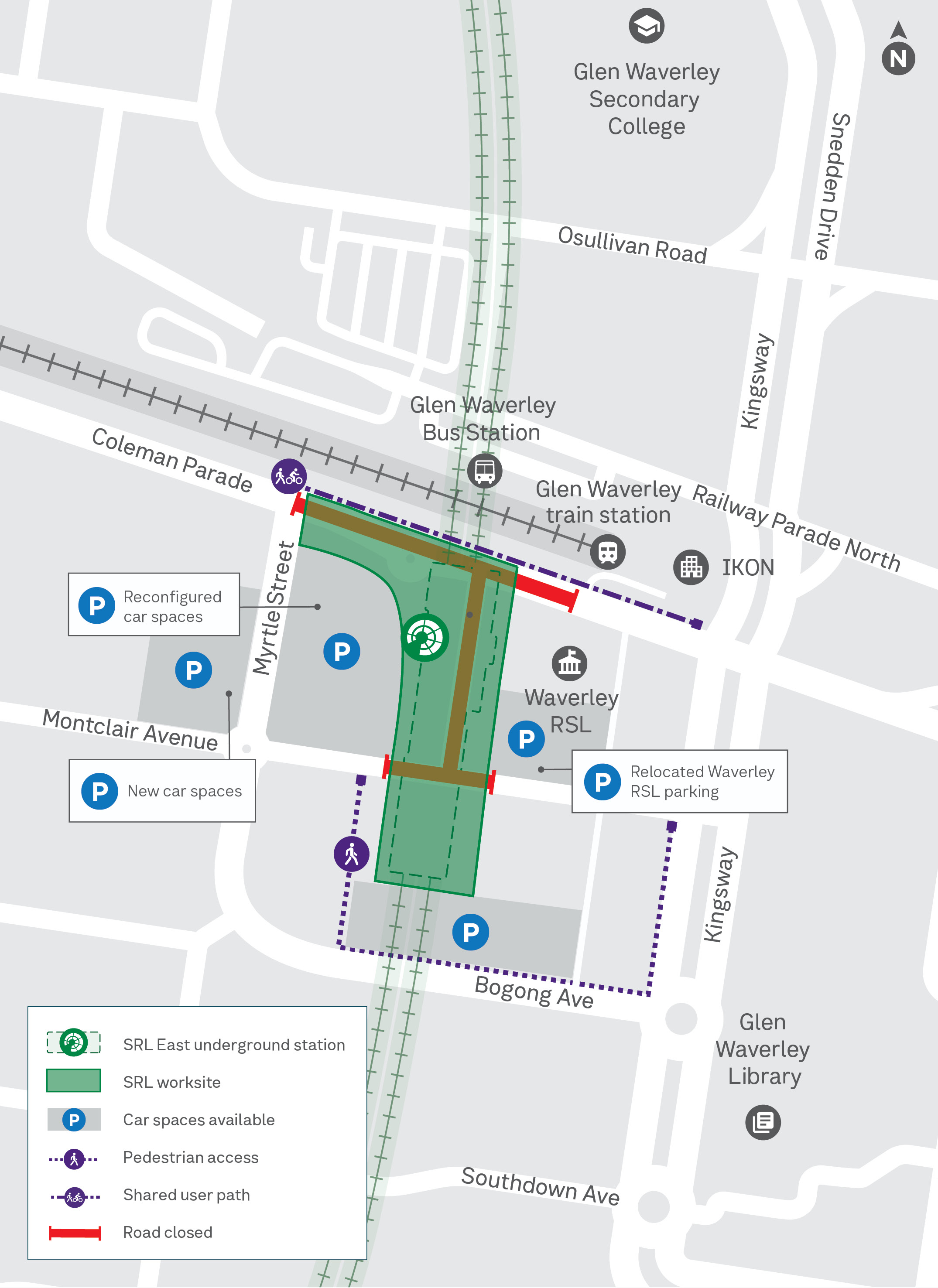 Preparing for the new SRL station at Glen Waverley - Victoria’s Big Build