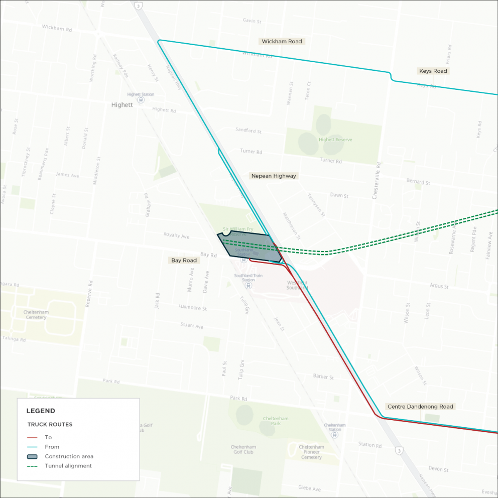 Underground station at Cheltenham - Victoria’s Big Build