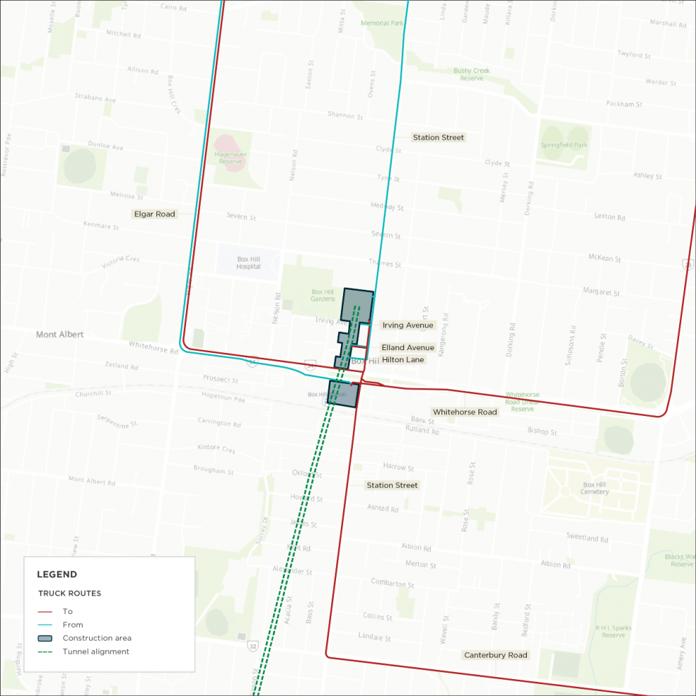 Underground station at Box Hill - Victoria’s Big Build